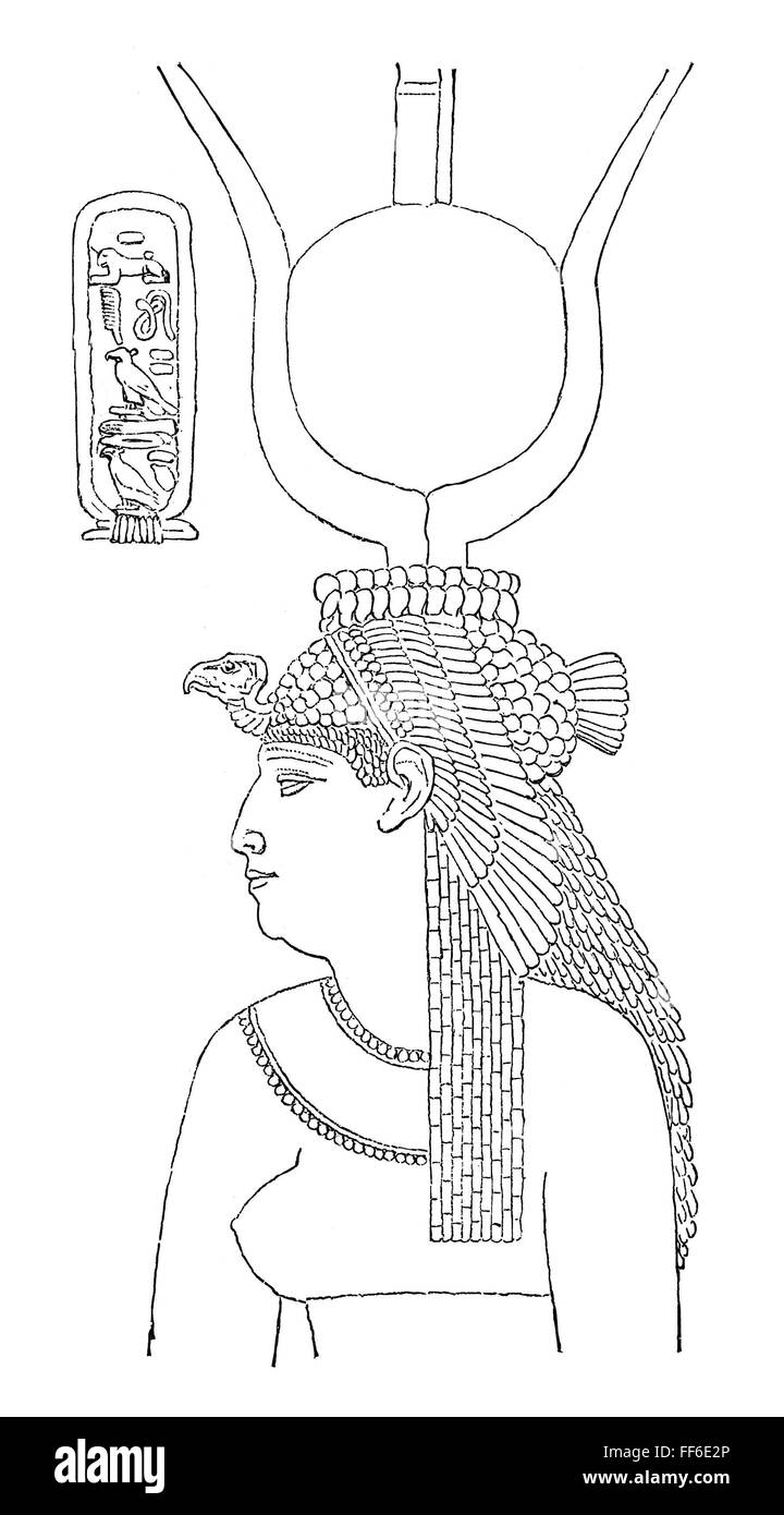 CLEOPATRA VII (69-30 B.C.). /nLast Macedonian queen of Egypt. Line ...
