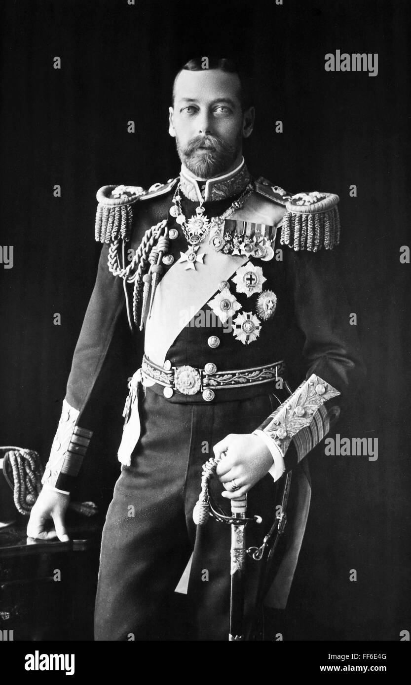 GEORGE V (1865-1936). /nKing of Great Britain 1910-1936 Stock Photo - Alamy