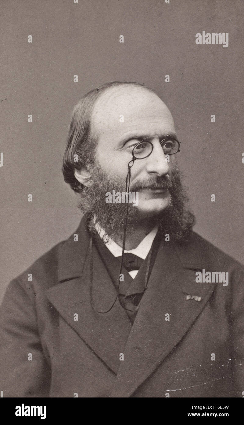 JACQUES OFFENBACH /n(1819-1880). French composer. Photographed c1870 ...