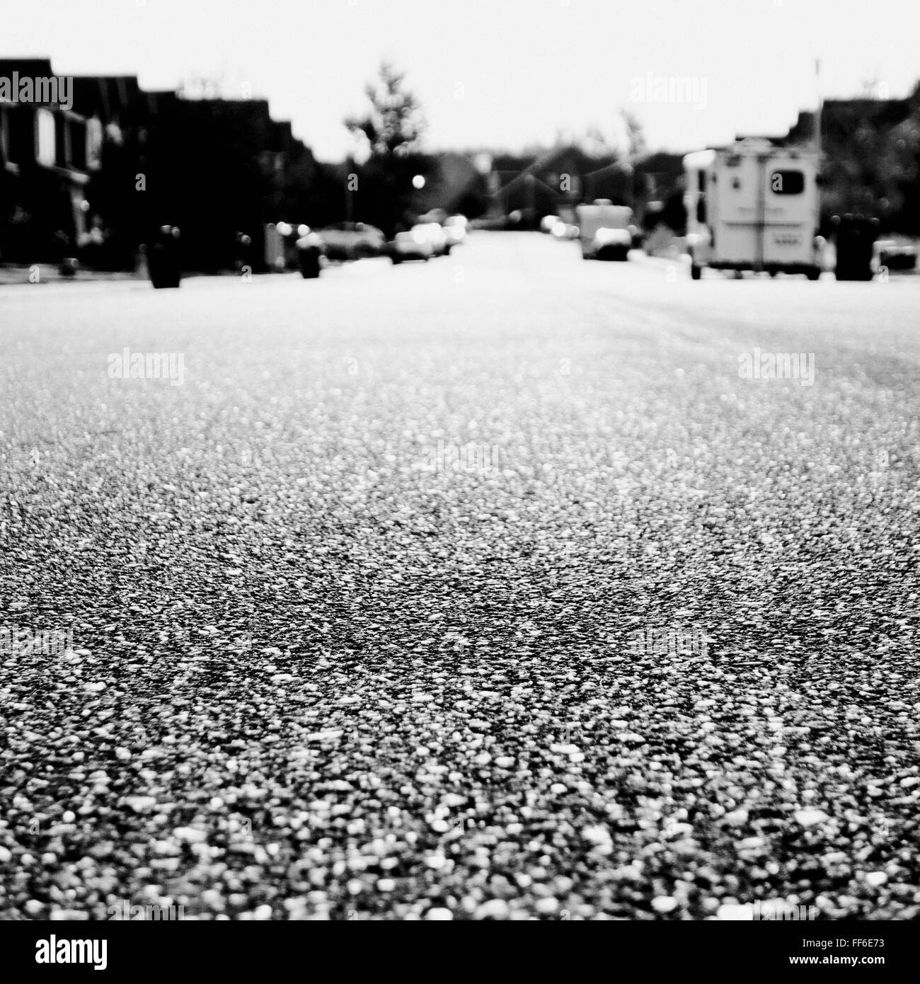 Street angle view Black and White Stock Photos & Images - Alamy
