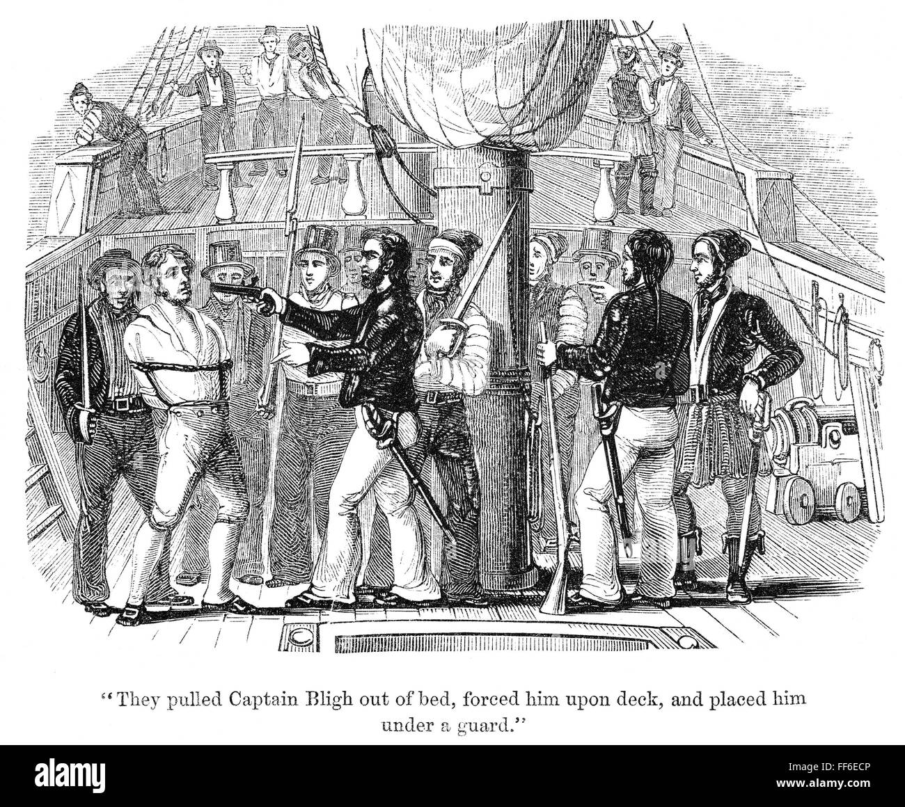 WILLIAM BLIGH (1754-1817). /nEnglish naval officer. The mutiny on the ...