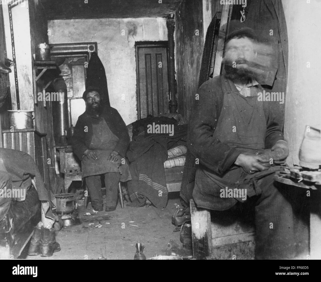 NEW YORK: TENEMENT LIFE. /nPhotographed c1889, by Jacob Riis Stock ...