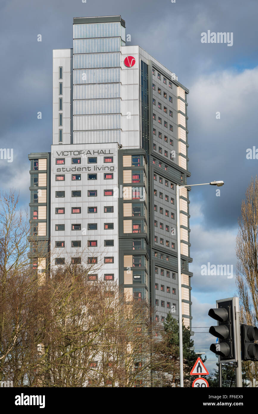 Victoria Hall Student Living accommodation in Wolverhampton uk Stock ...