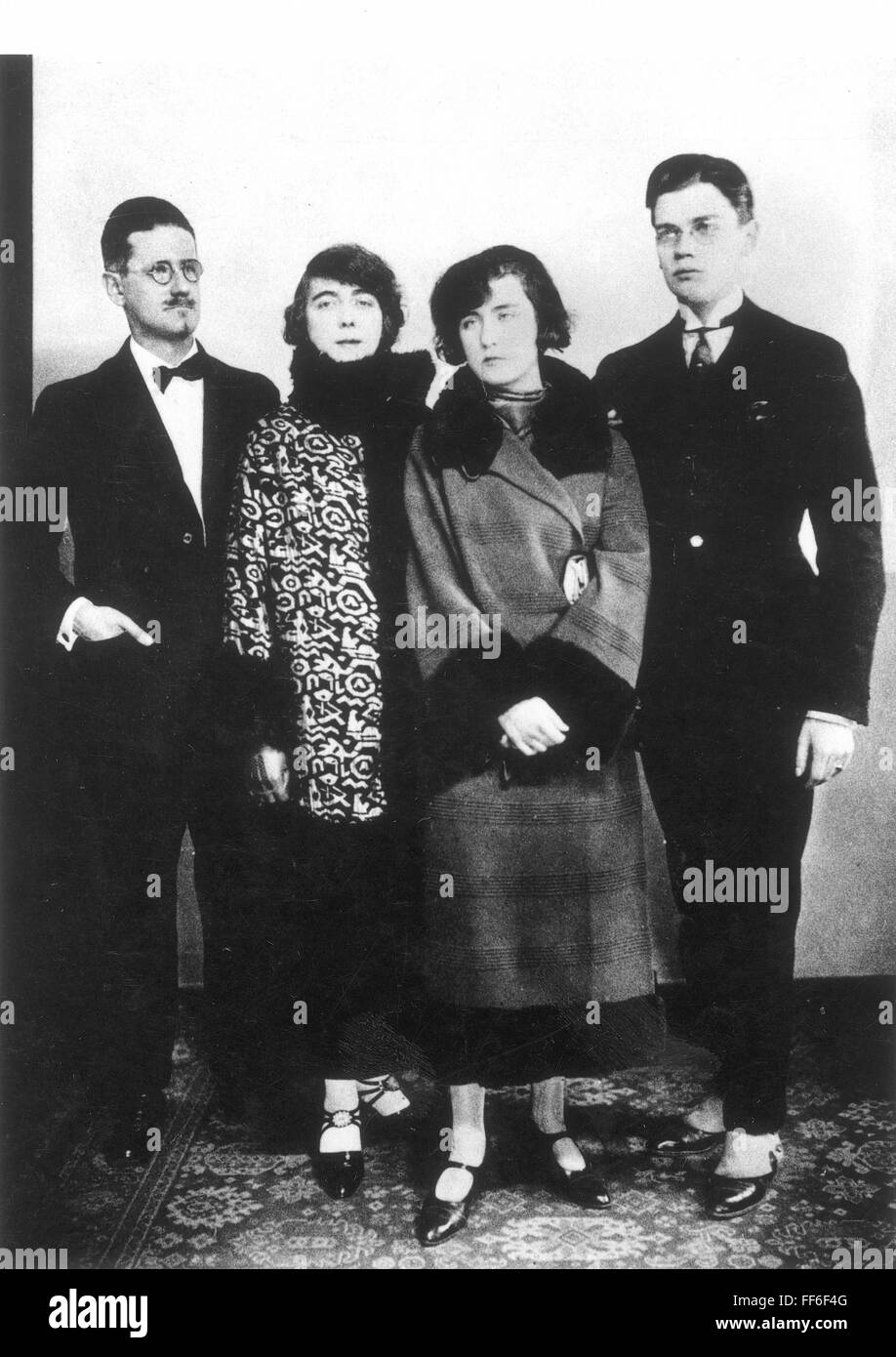 JAMES JOYCE (1882-1941). /nIrish writer. Photographed in Paris in 1924 ...