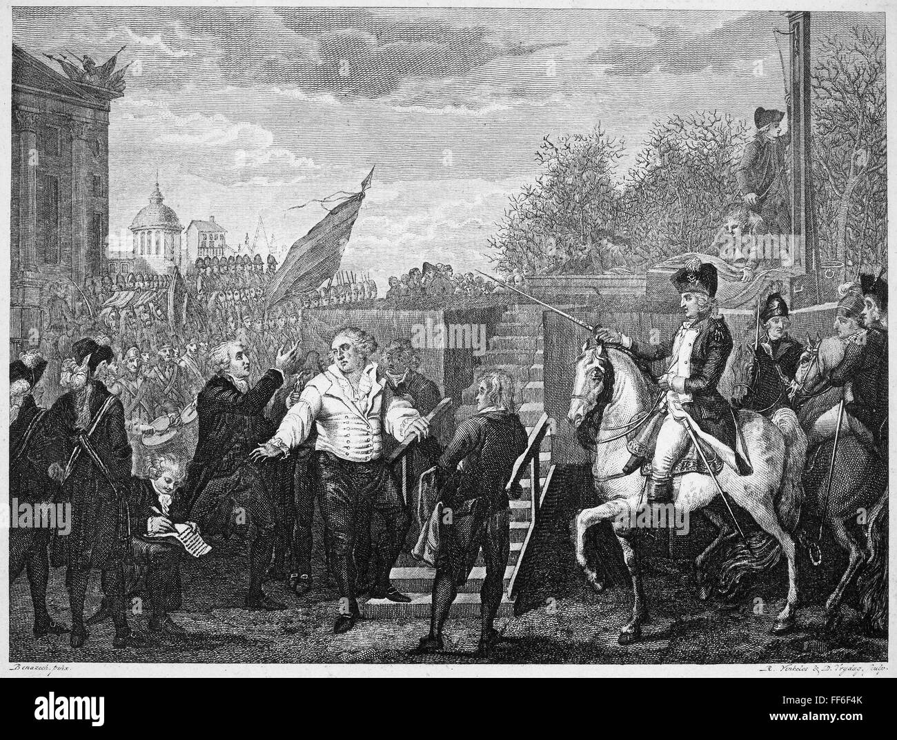 LOUIS XVI (1754-1793). /nKing of France, 1774-1792. The execution of ...