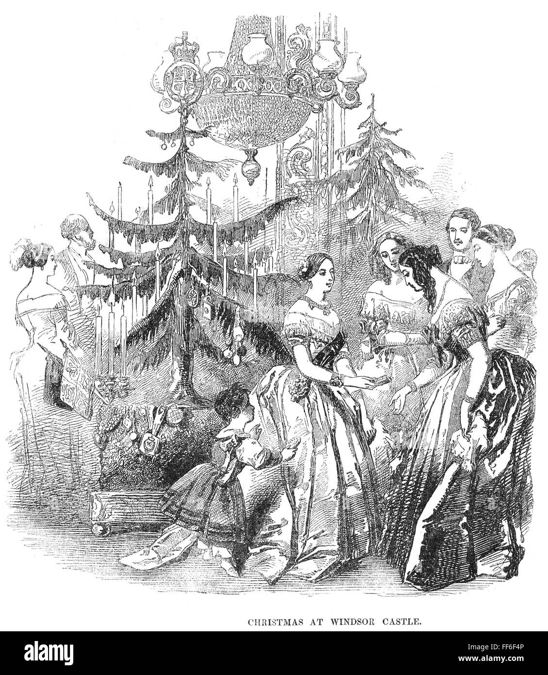 CHRISTMAS AT WINDSOR. /n'Christmas at Windsor Castle.' Queen Victoria ...