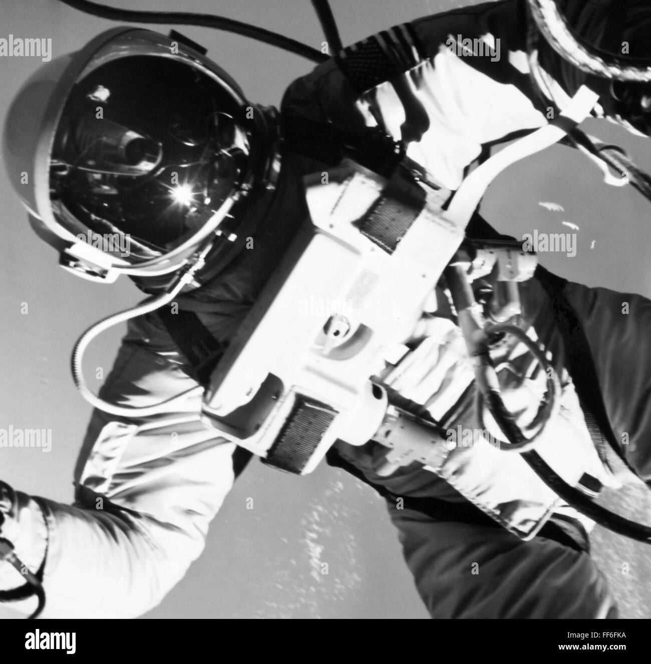 SPACE: GEMINI 4, 1965. /nAstronaut Edward H. White performing his ...