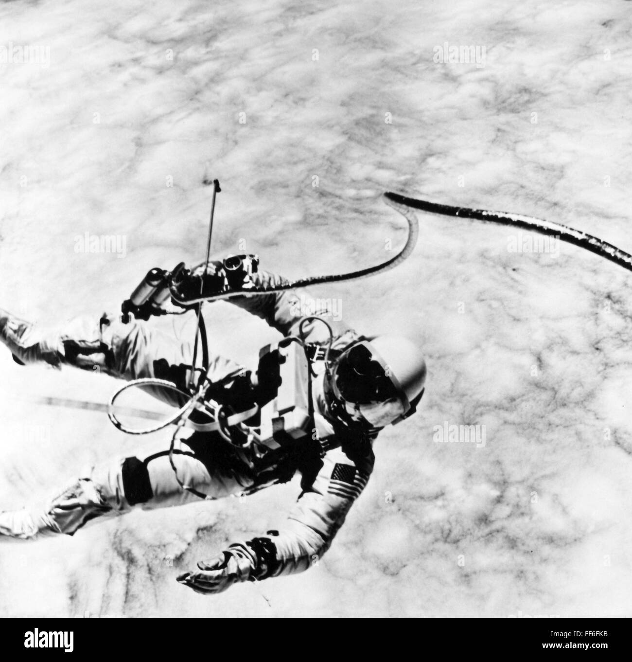 SPACE: GEMINI 4, 1965. /nAstronaut Edward H. White performing his ...