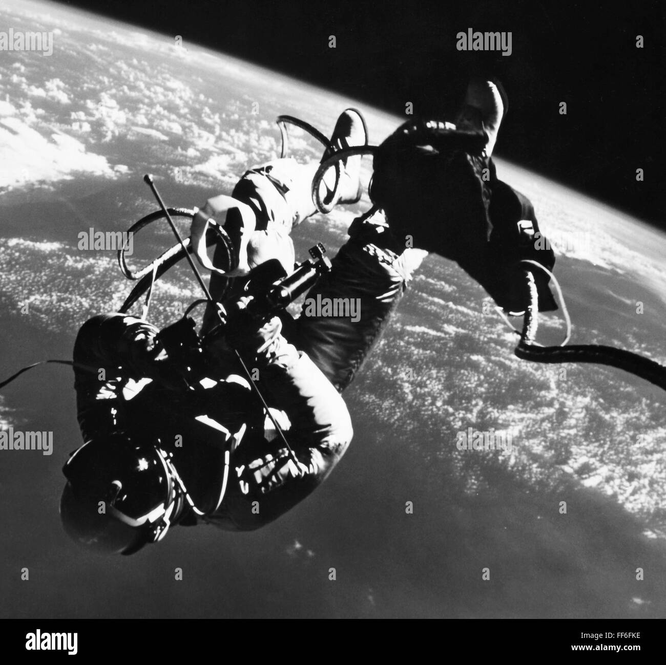 SPACE: GEMINI 4, 1965. /nAstronaut Edward H. White performing his ...