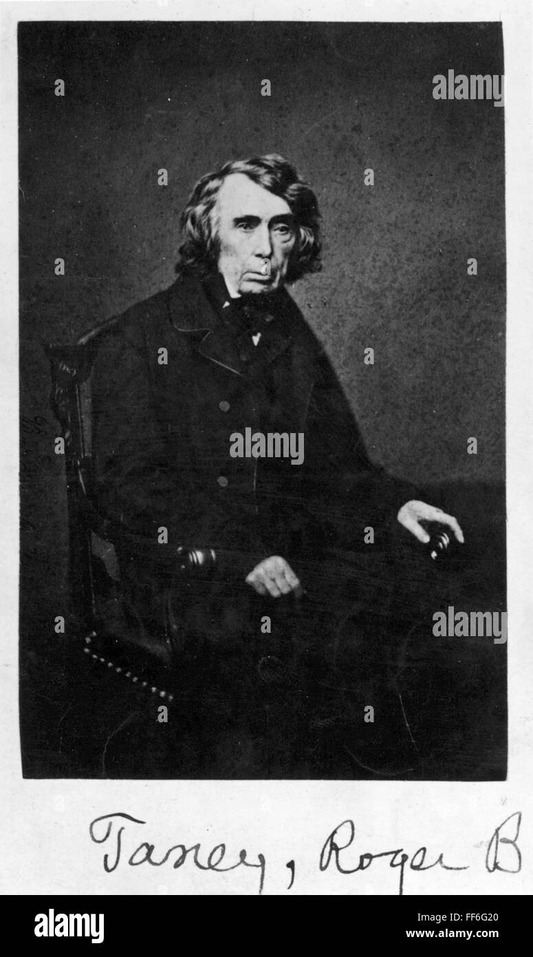 ROGER B. TANEY (1777-1864). /nChief Justice of the United States ...