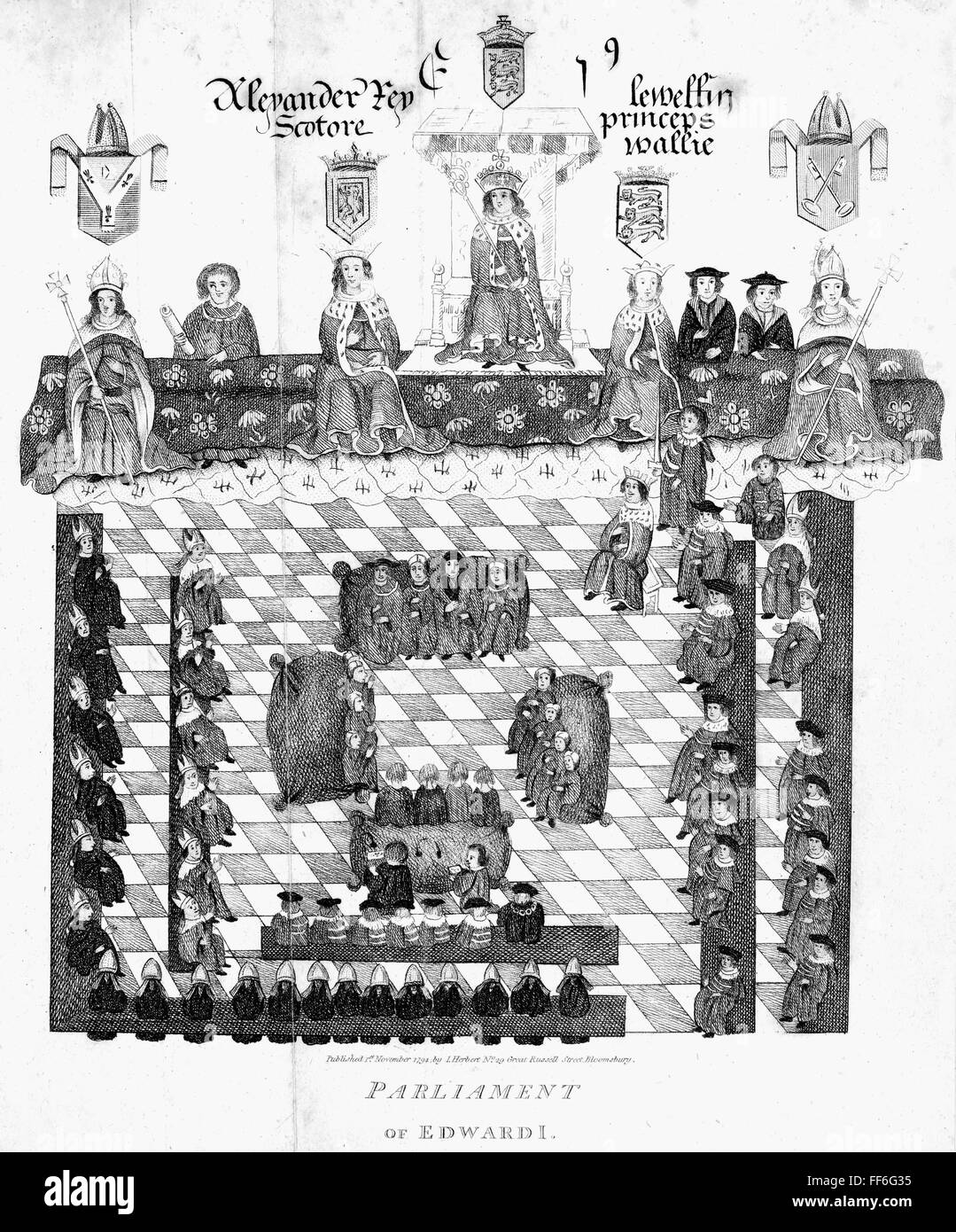 GREAT BRITAIN: PARLIAMENT. /nParliament during the reign of King Edward ...