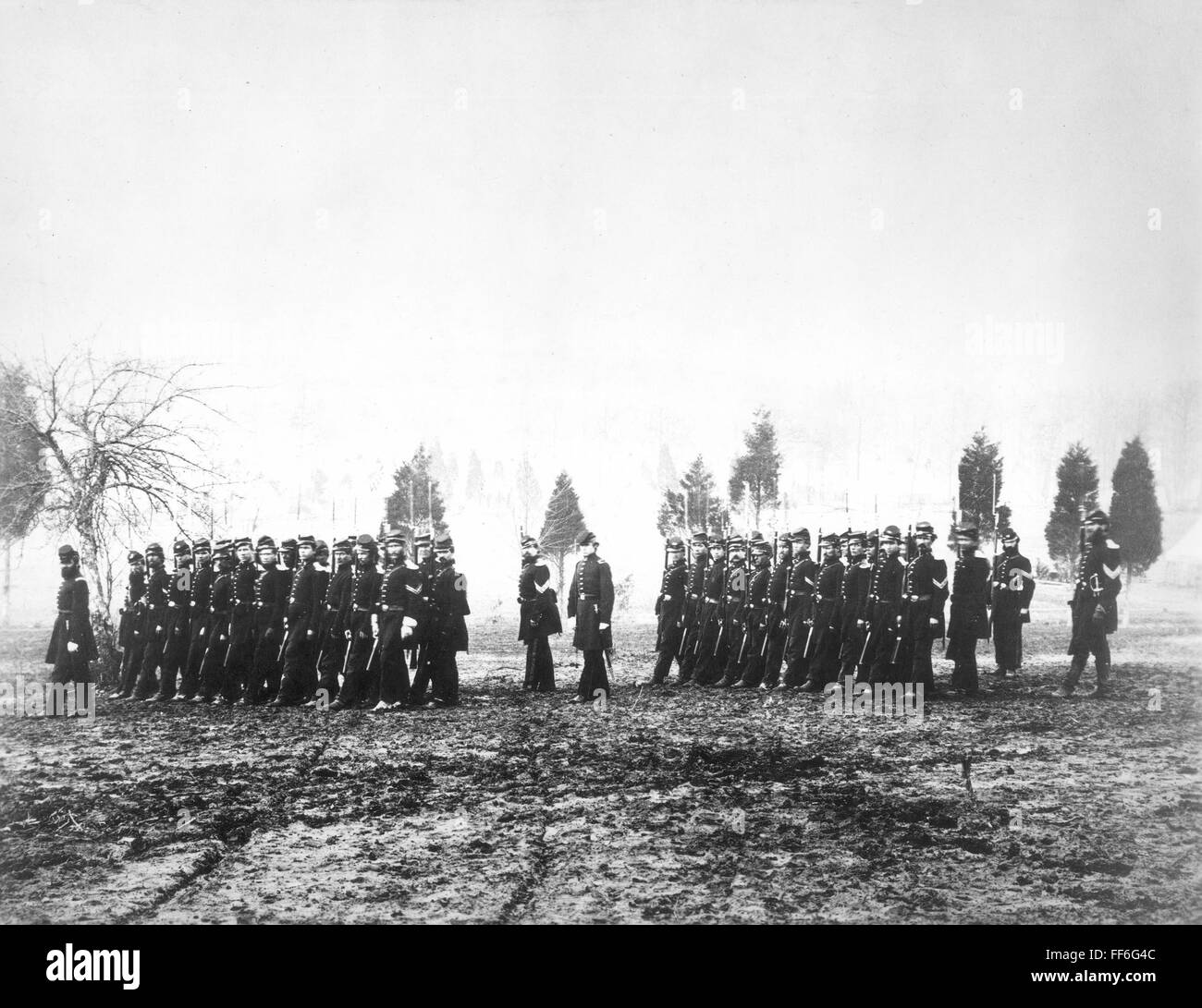 UNION SOLDIERS. /nPhotograph by Mathew Brady Stock Photo - Alamy
