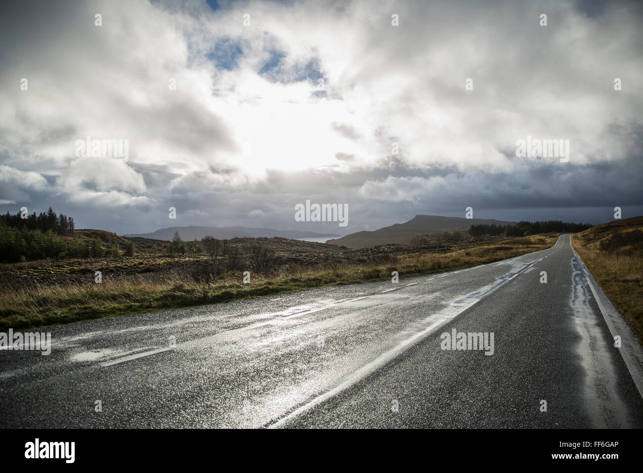 Two lane road hi-res stock photography and images - Alamy