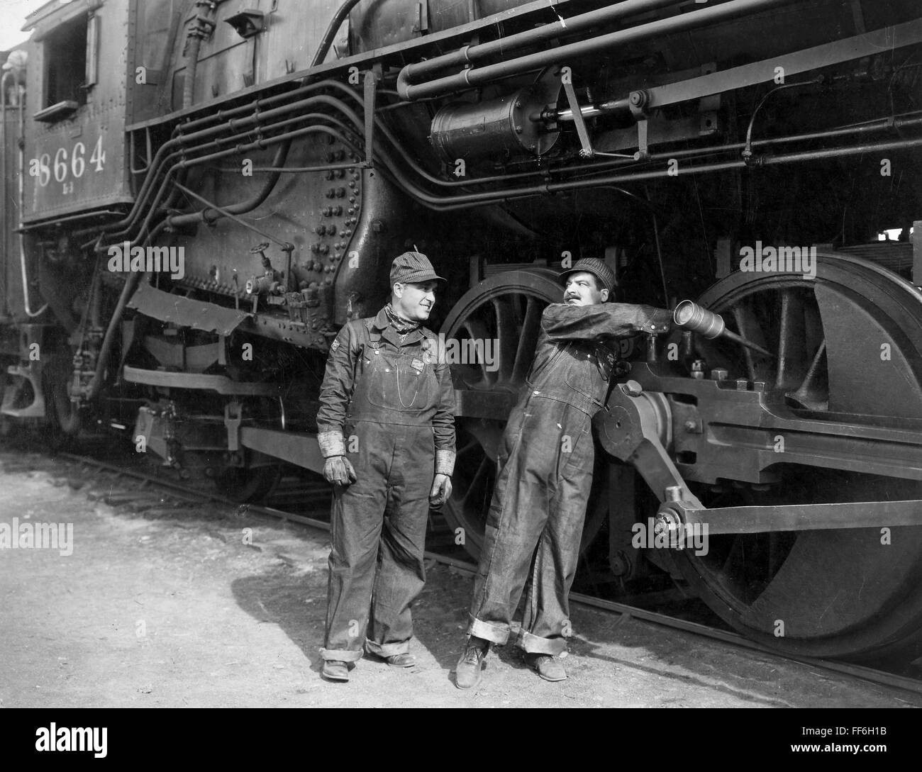SILENT FILM STILL: TRAINS Stock Photo - Alamy