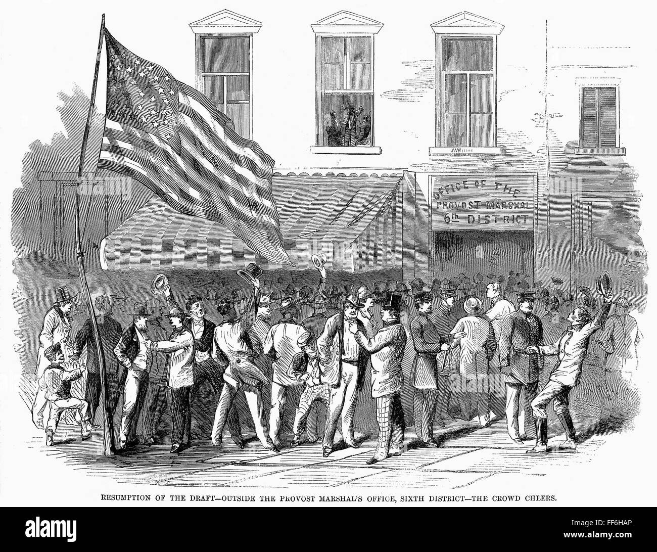 NEW YORK: MILITARY DRAFT. /nThe resumption of the draft in New York ...