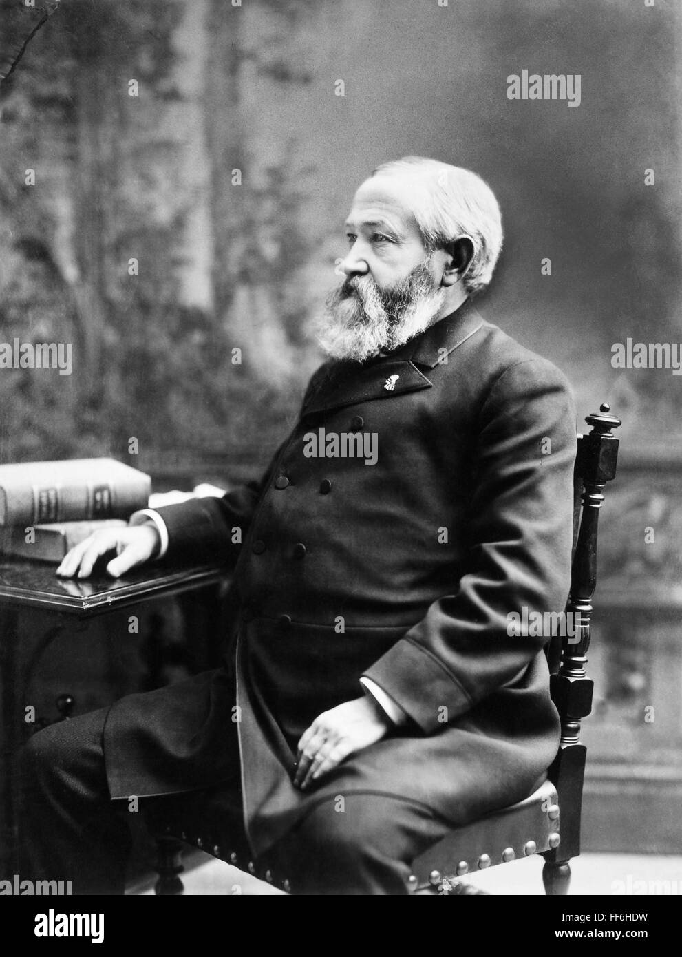 BENJAMIN HARRISON /n(1833-1901). 23rd President of the United States ...