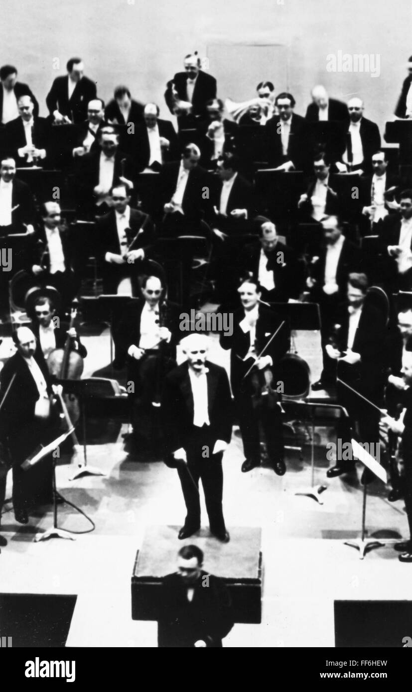 ARTURO TOSCANINI /n(1867-1957). Italian orchestral conductor ...