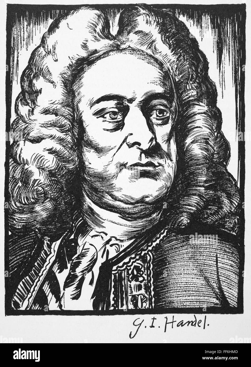 GEORGE FREDERICK HANDEL /n(1685-1759). German (naturalized British ...