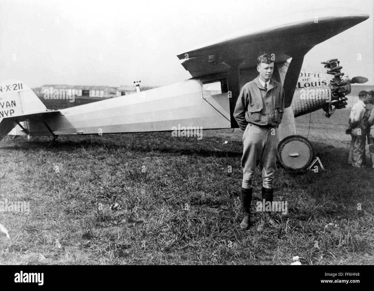 CHARLES A. LINDBERGH /n(1902-1974). American aviator. Lindbergh and The ...