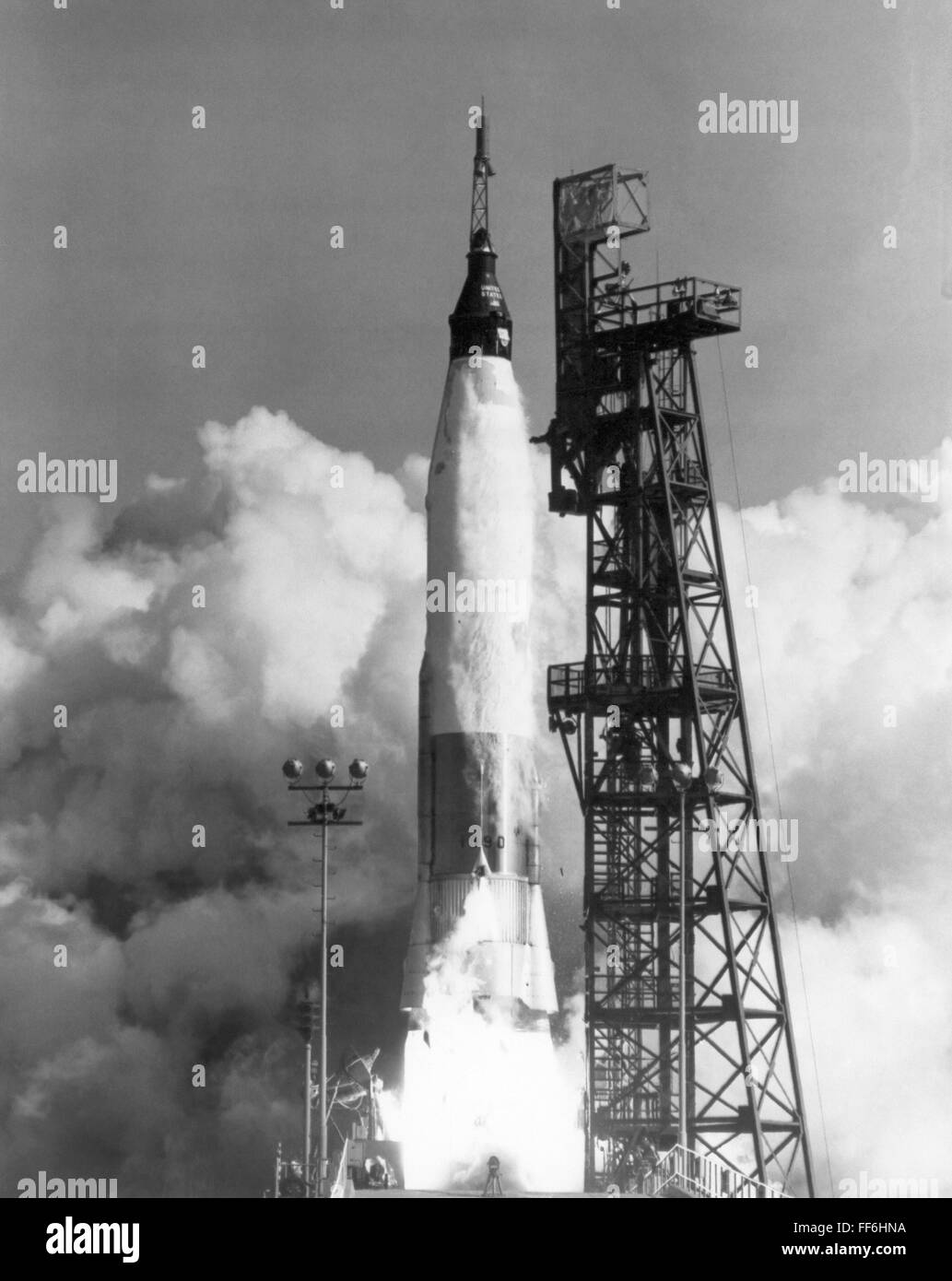 MERCURY-ATLAS 6, 1962. /nThe launching of Mercury-Atlas 6 at Cape ...