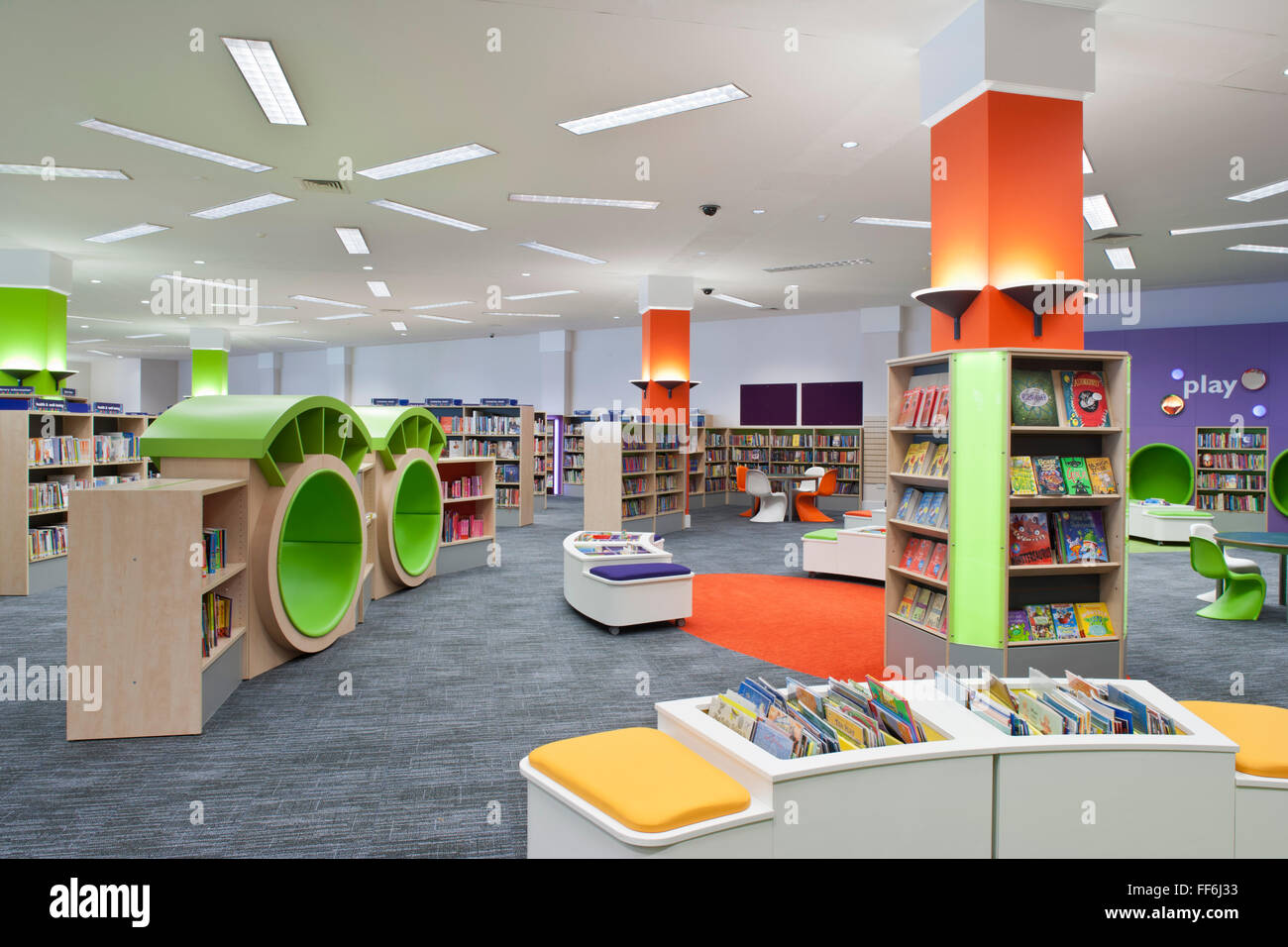 Woking Library Woking Surrey Stock Photo - Alamy