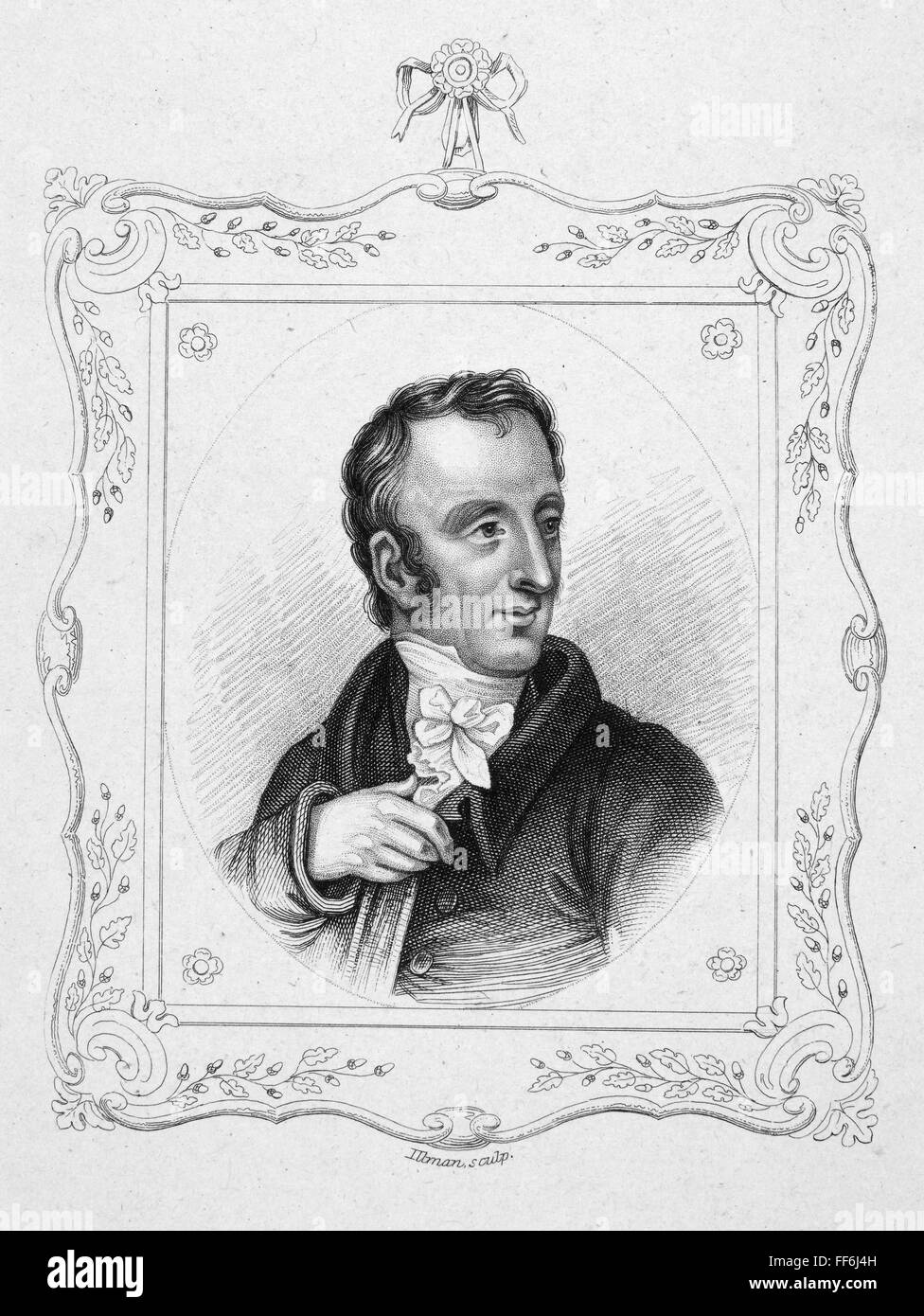 WILLIAM WORDSWORTH /n(1770-1850). English poet. Etching and engraving ...