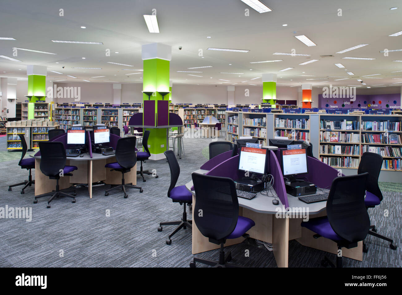 Woking library hi-res stock photography and images - Alamy