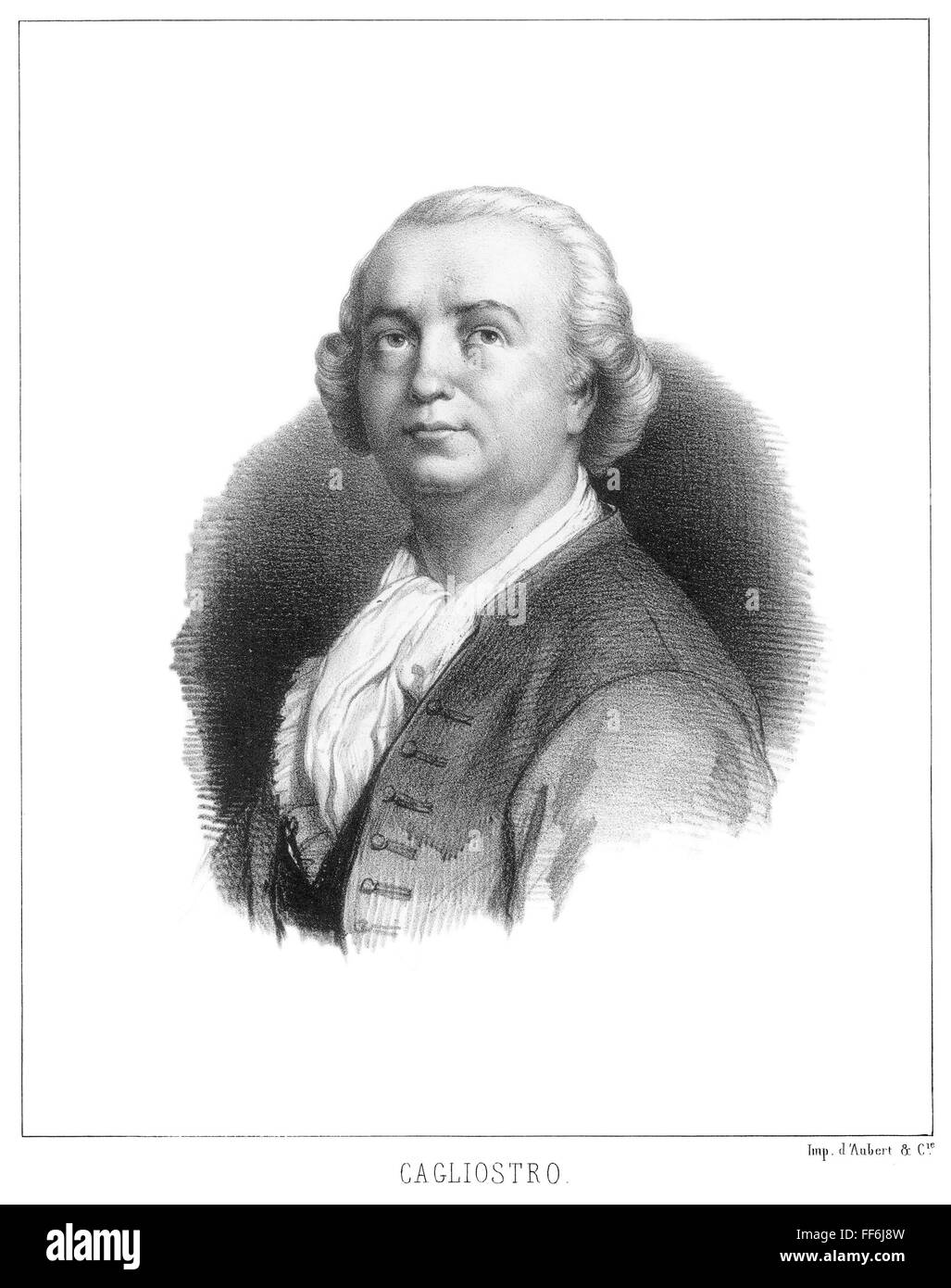 COUNT CAGLIOSTRO /n(1743-1795). Alessandro Conte di Cagliostro. Italian ...