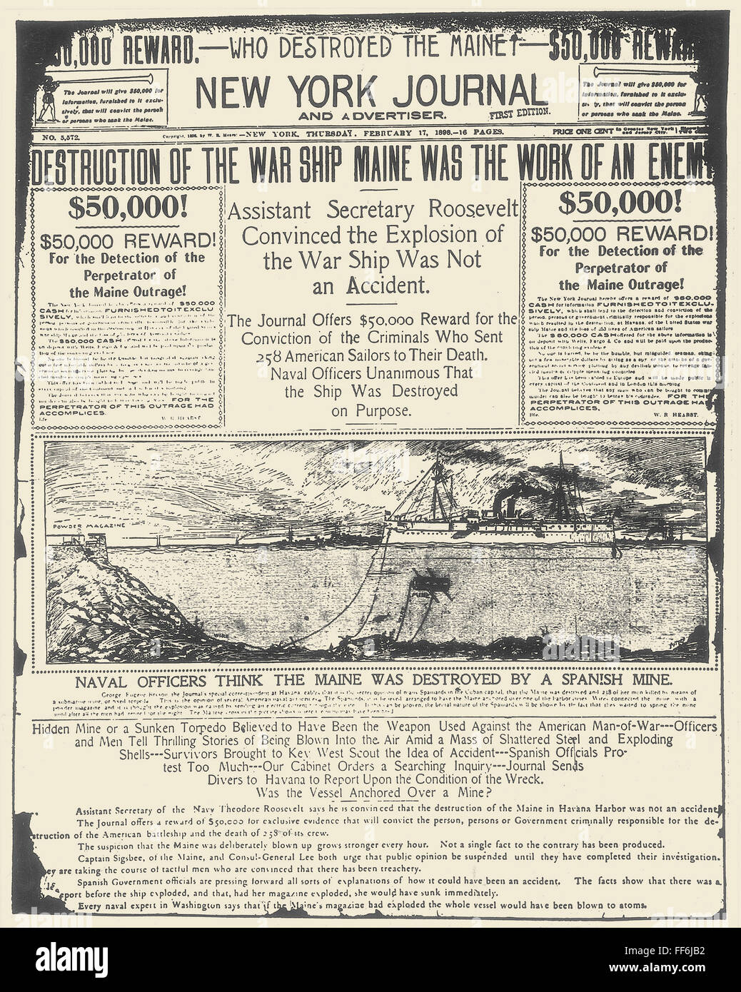 William Randolph Hearst Newspaper