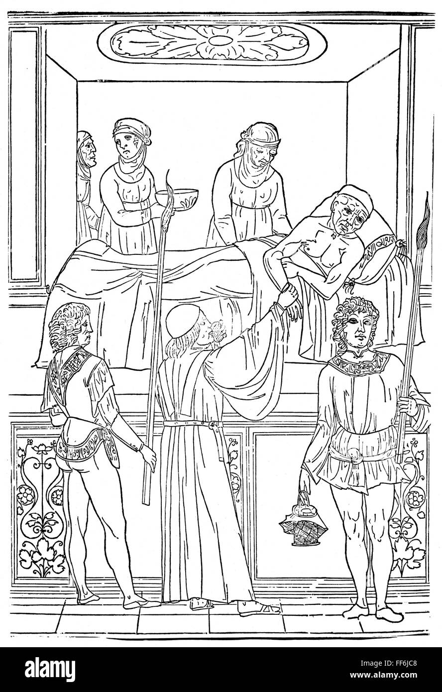 Medieval doctor and patient hi-res stock photography and images - Alamy