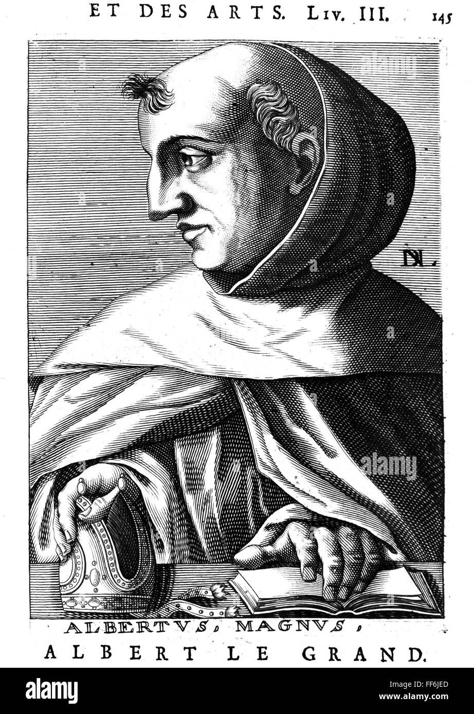 ALBERTUS MAGNUS (d.1280). /nGerman scholastic philosopher. Line ...