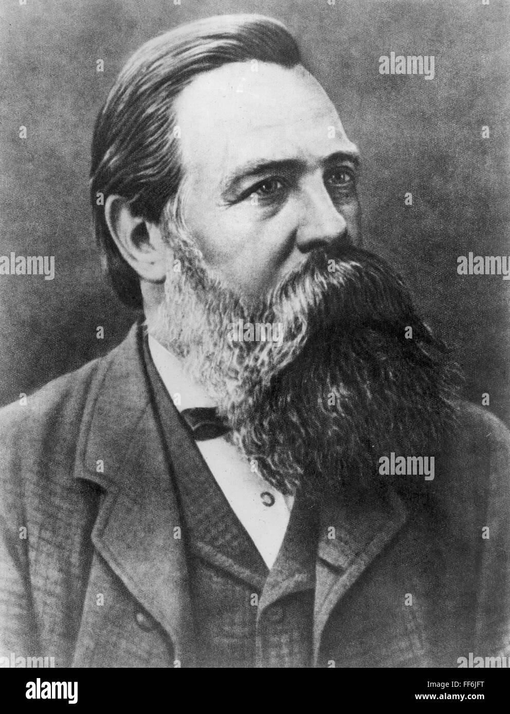 FRIEDRICH ENGELS (1820-1895). /nGerman socialist Stock Photo - Alamy