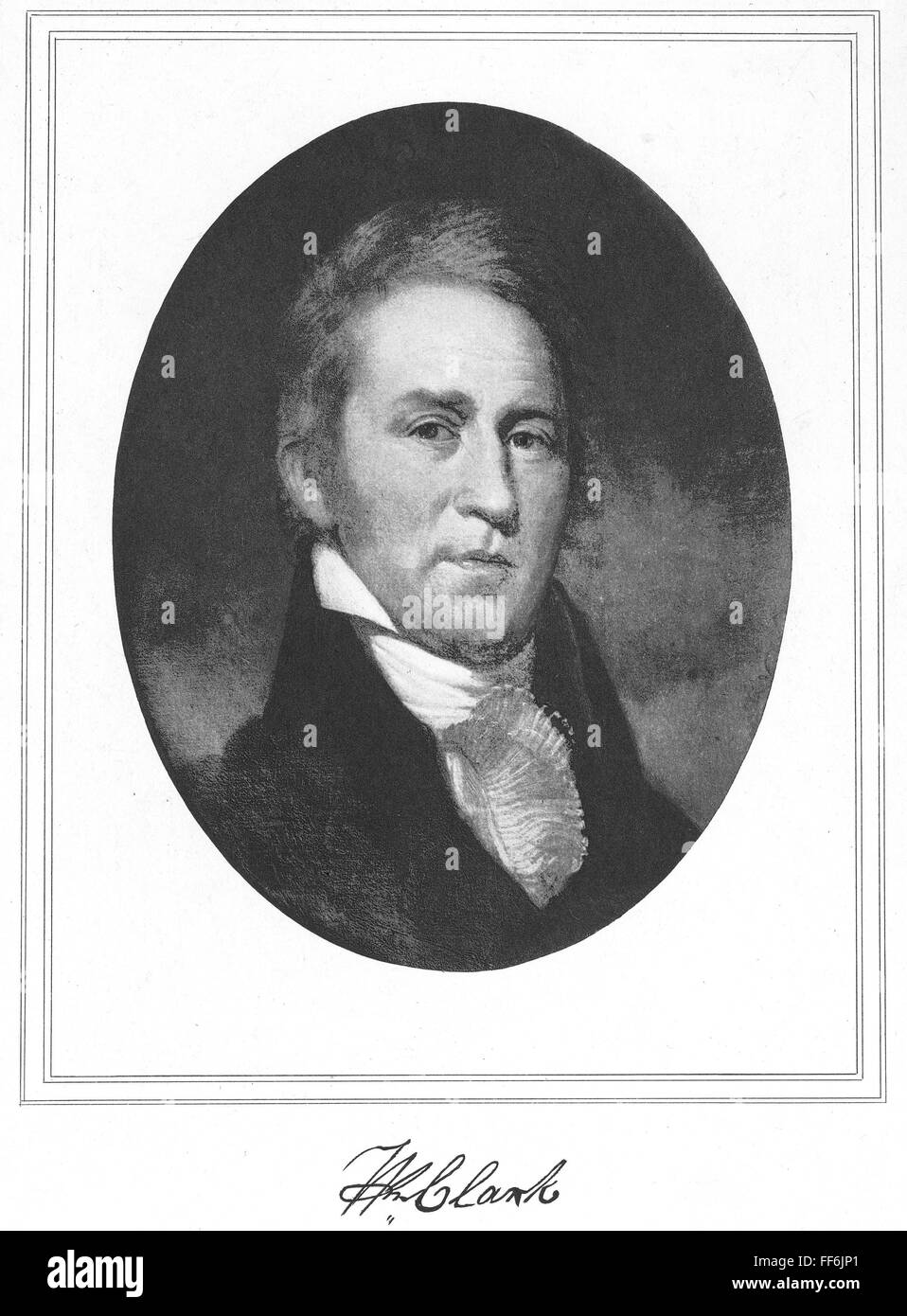 WILLIAM CLARK (1770-1838). /nAmerican explorer. Gravure after a ...
