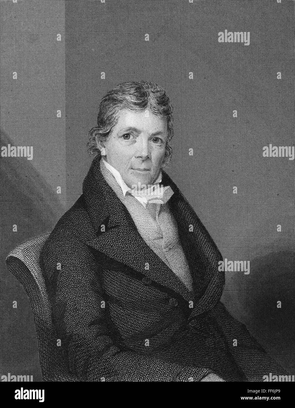 JOHN RANDOLPH (1773-1833). /nAmerican statesman. Steel engraving ...