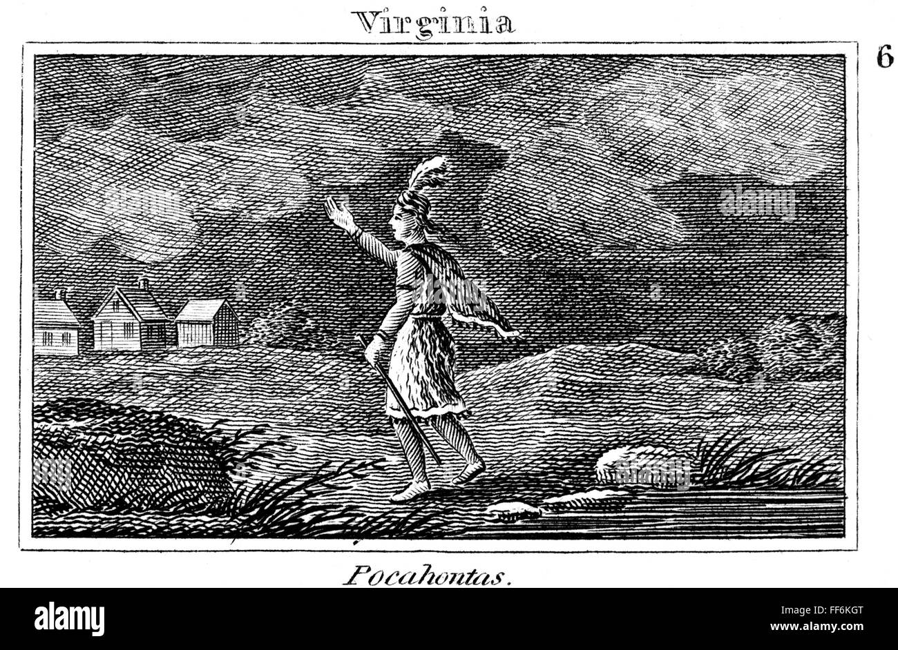 POCAHONTAS (1595-1617). /nNative American princess. Pocahontas on her ...