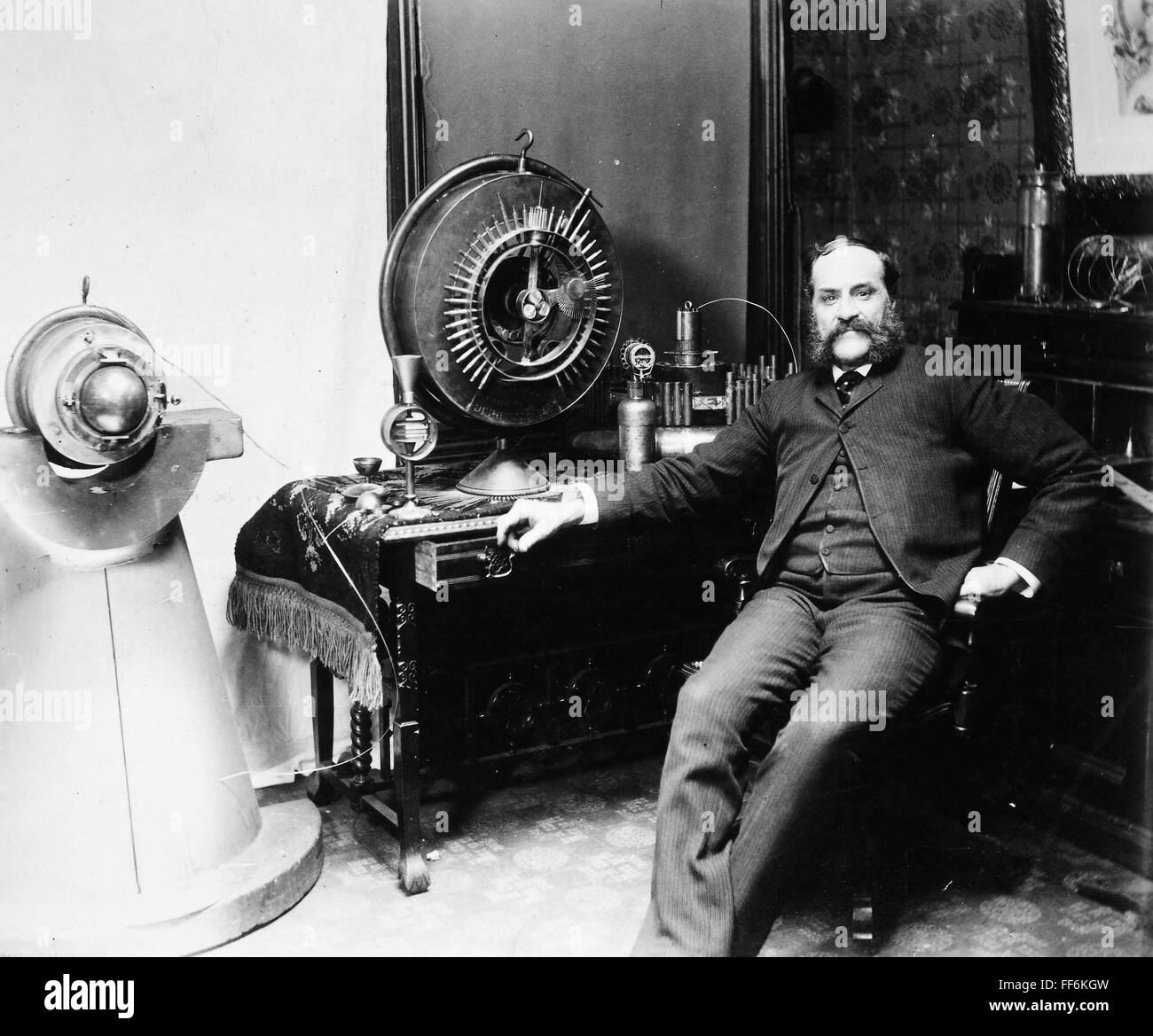 JOHN WORRALL KEELY, c1895. /nJohn Worrall Keely and the Keely Motor ...
