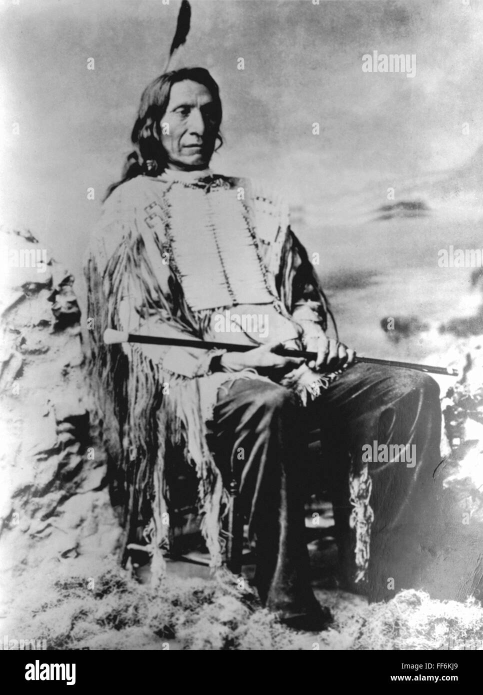 RED CLOUD (1822-1909). /nAmerican Oglala Sioux Native American chief ...
