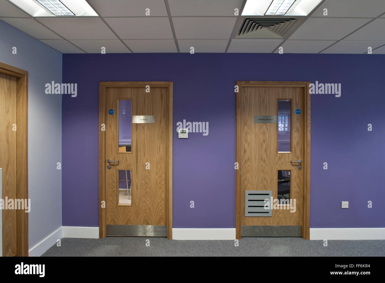 modern office doors Stock Photo - Alamy