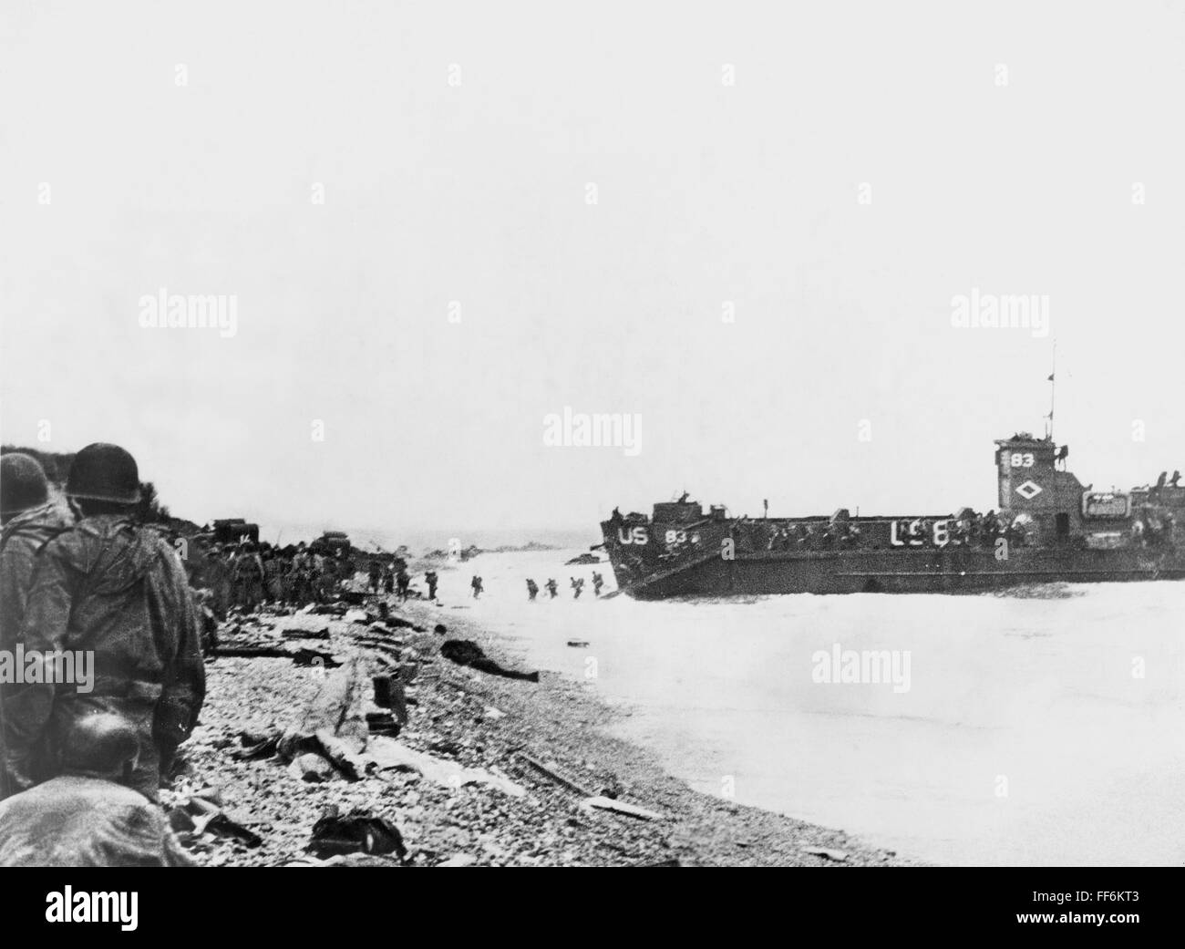 WORLD WAR II: D-DAY, 1944. /nTroops of the 3rd Battalion, 16th Infantry ...