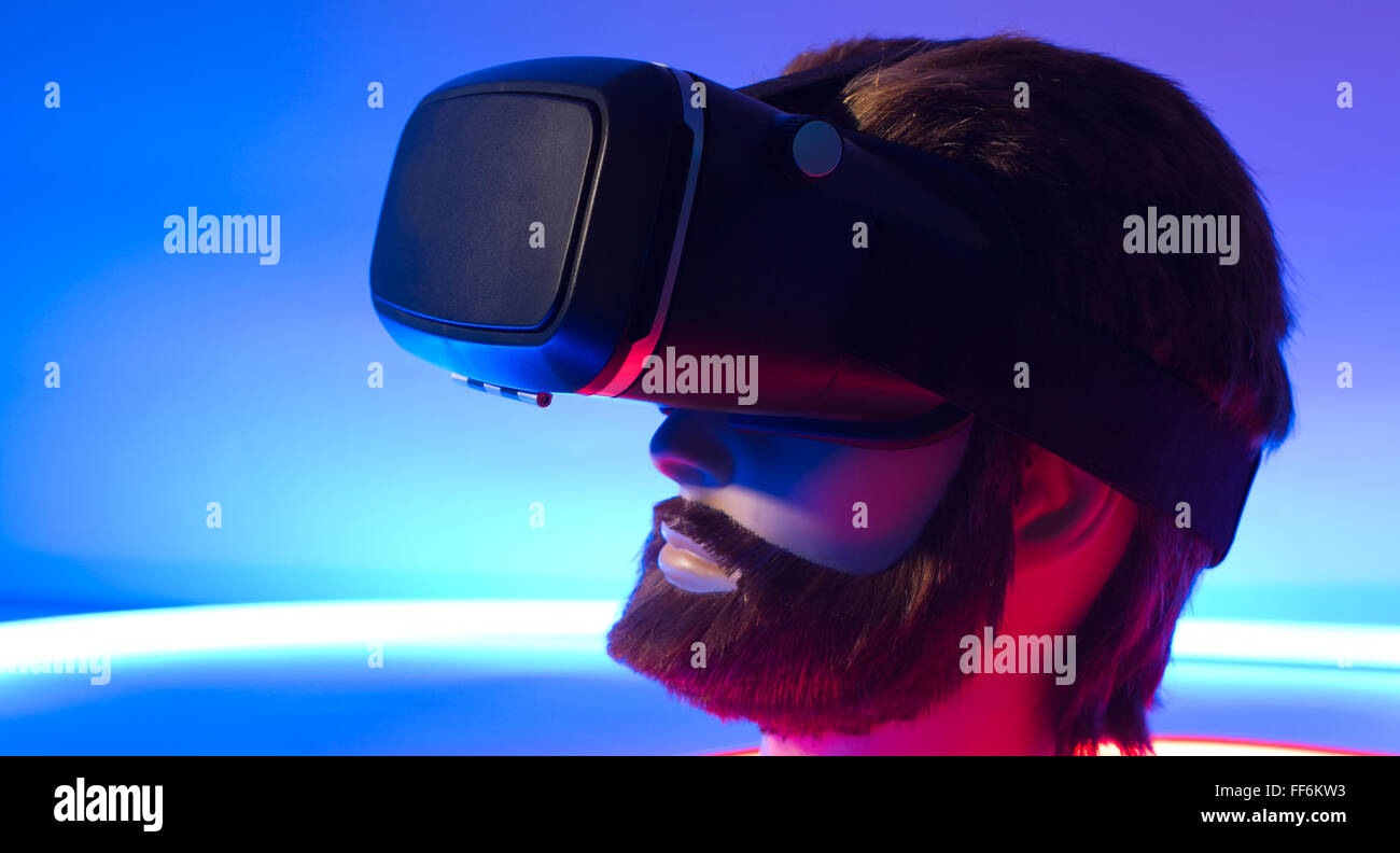 VR virtual reality smartphone headset glasses 360 3D Stock Photo - Alamy