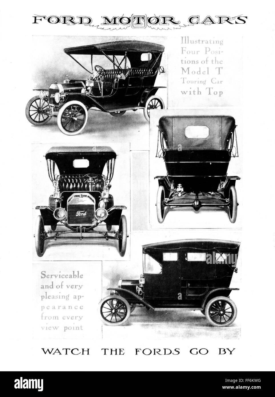 AUTOMOBILE ADVERTISEMENT. /nAdvertisement for the Ford Model T, 1912 ...