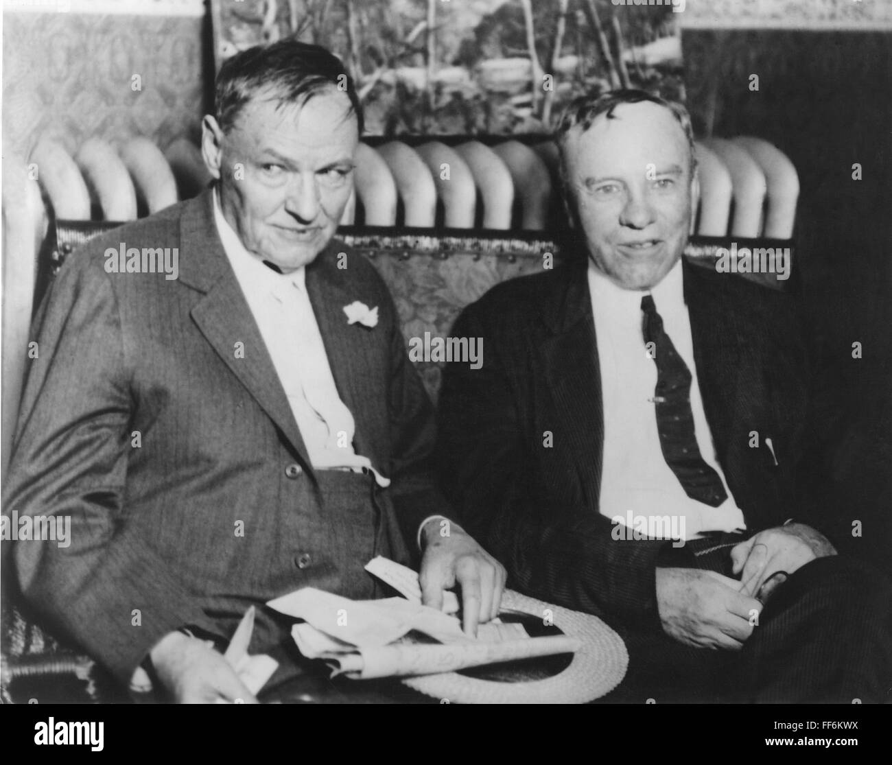 CLARENCE SEWARD DARROW /n(1857-1938). American lawyer. Darrow (left ...