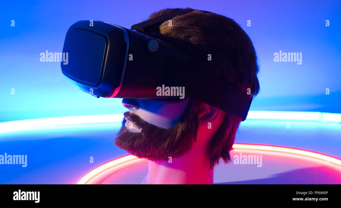 Smartphone vr 360 3D virtual reality goggles Stock Photo - Alamy