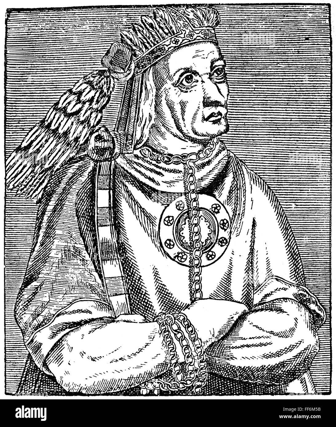 ATAHUALPA (1500?-1533). /nLast Inca king of Peru. Line engraving ...