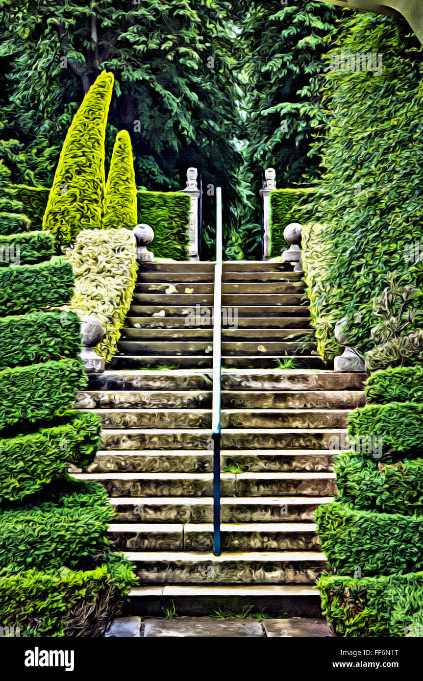 Vertical steps hi-res stock photography and images - Alamy