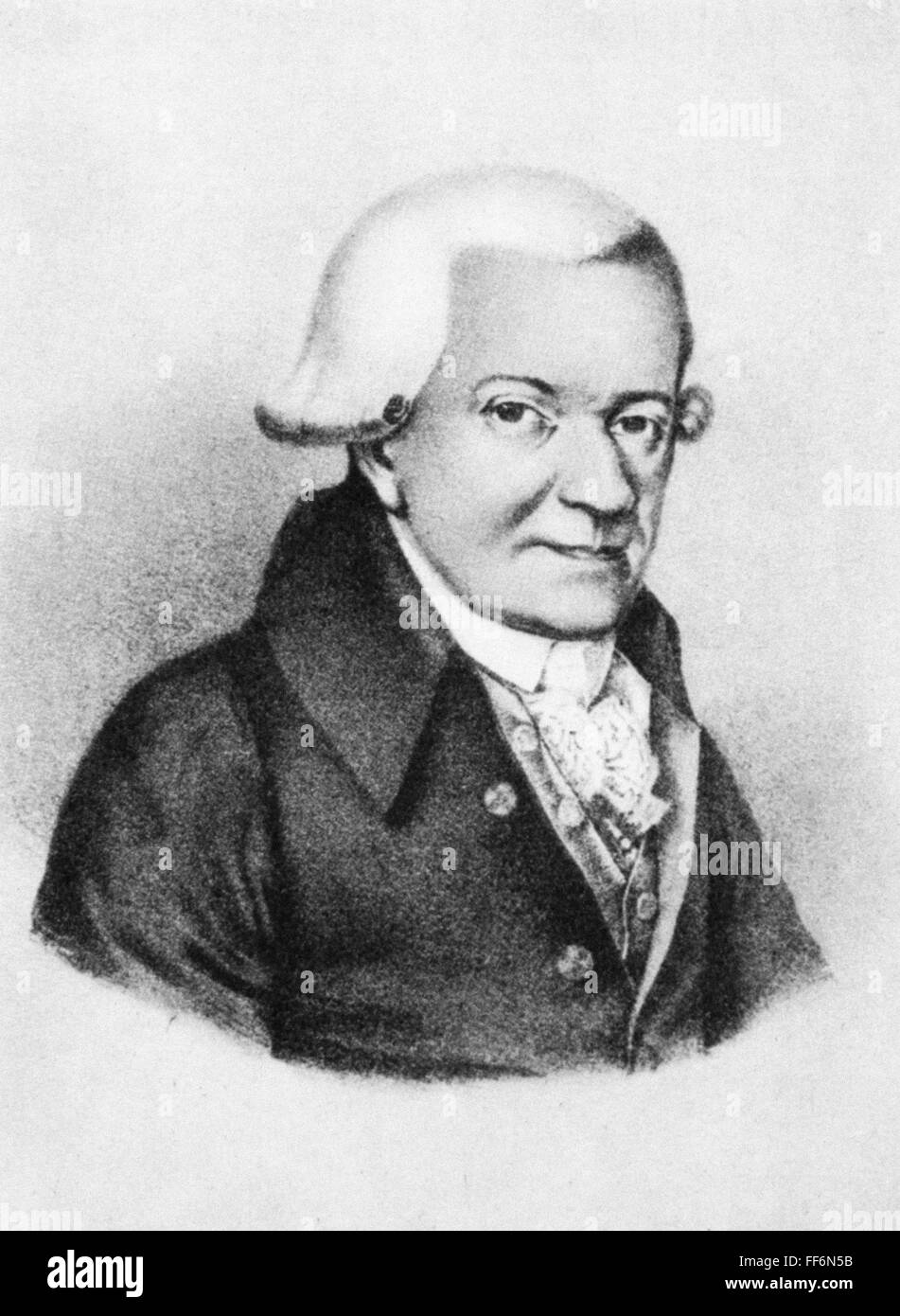 JOHANN MICHAEL HAYDN /n(1737-1806). Austrian composer. Contemporary ...