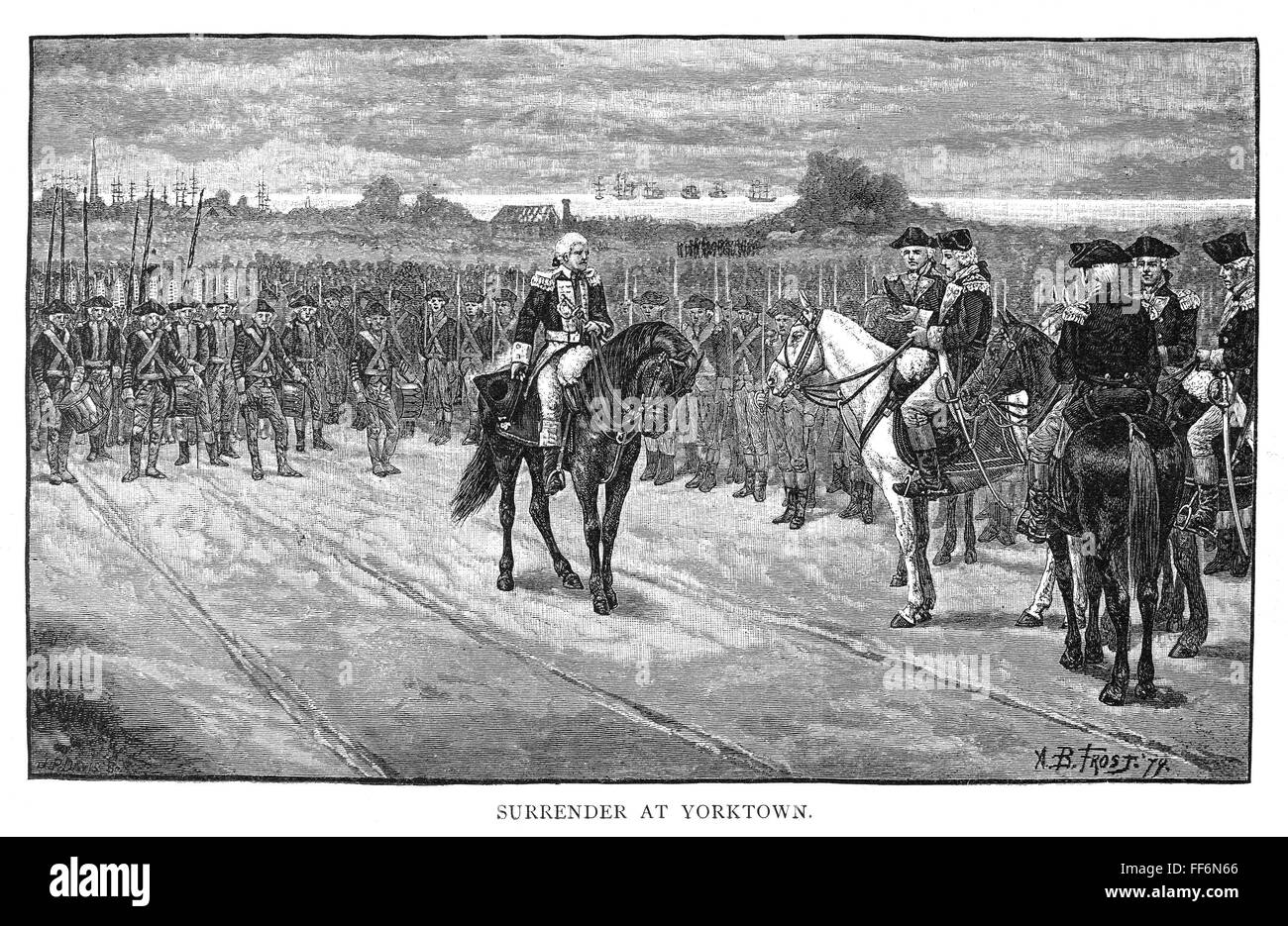 YORKTOWN: SURRENDER, 1781. /nBritish General Charles Cornwallis ...