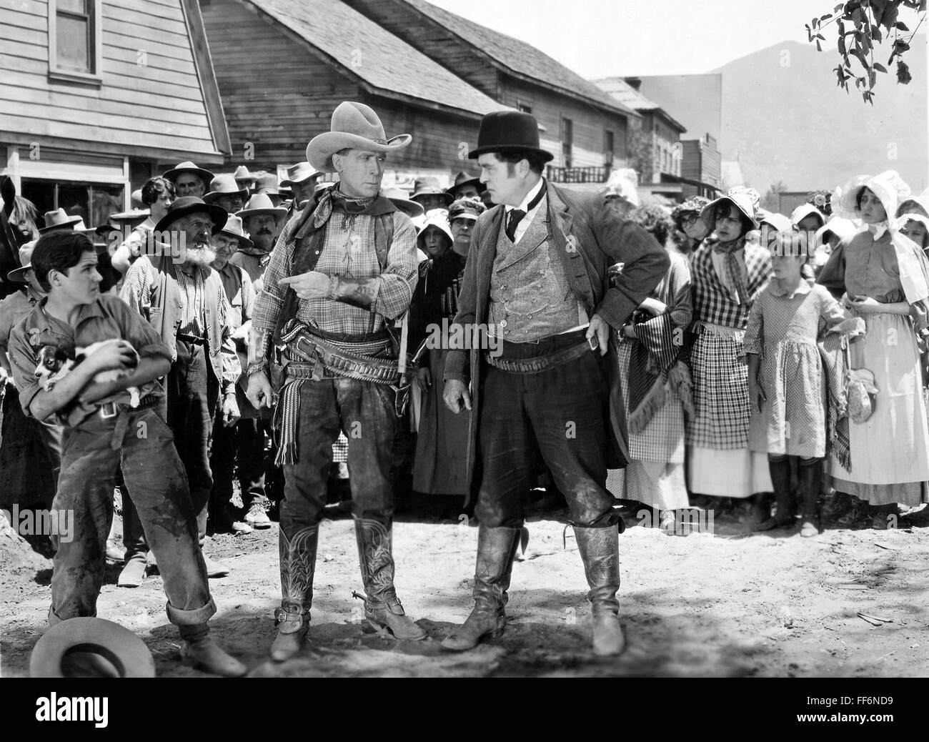 WILLIAM S. HART (1870-1946). /nAmerican actor. In a scene from ...