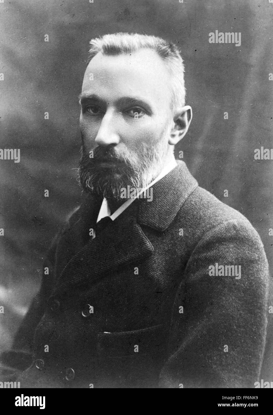 PIERRE CURIE (1859-1906). /nFrench physicist and chemist Stock Photo ...
