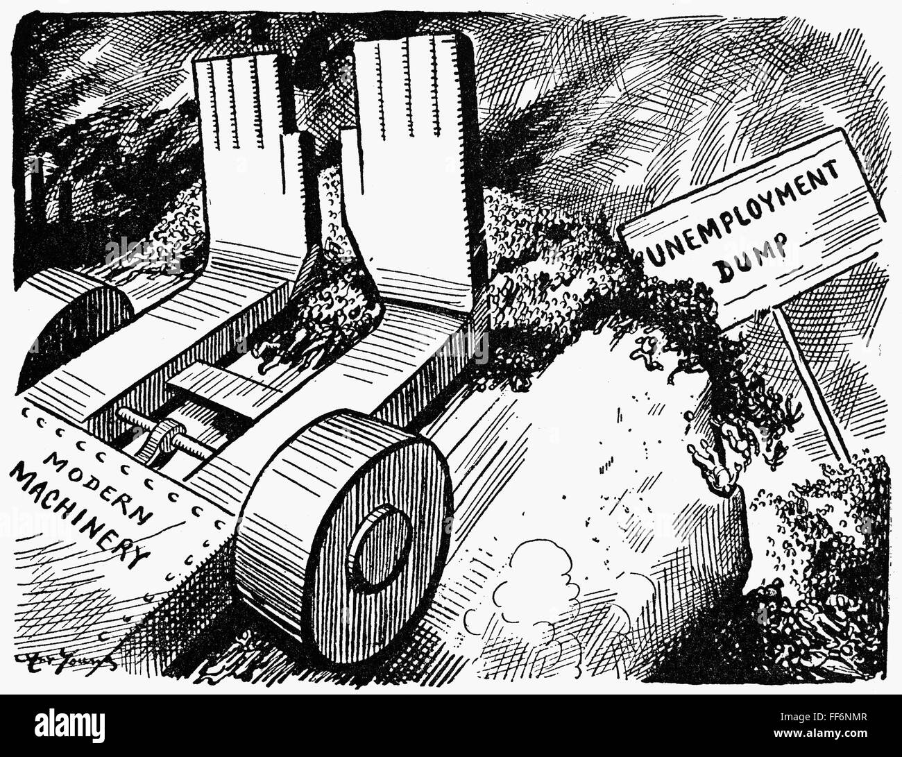 LABOR CARTOON, c1927. /nAmerican cartoon, c1927, by Art Young for an ...